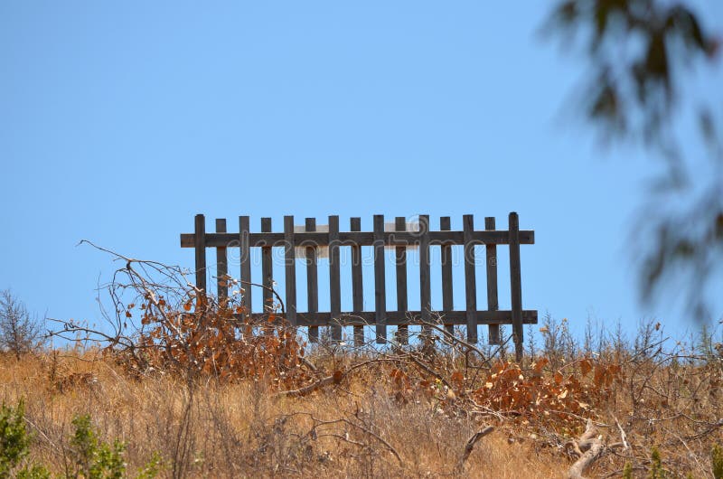Single fence panel stock photo. Image of alone, nature - 189043368