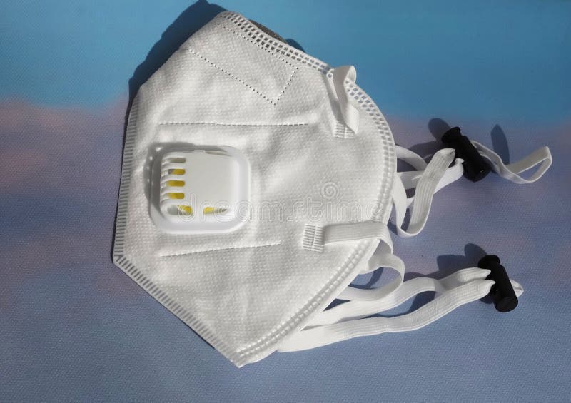 Single FFP2 or FFP3 Protection Face Mask with Air Valve Stock Image ...