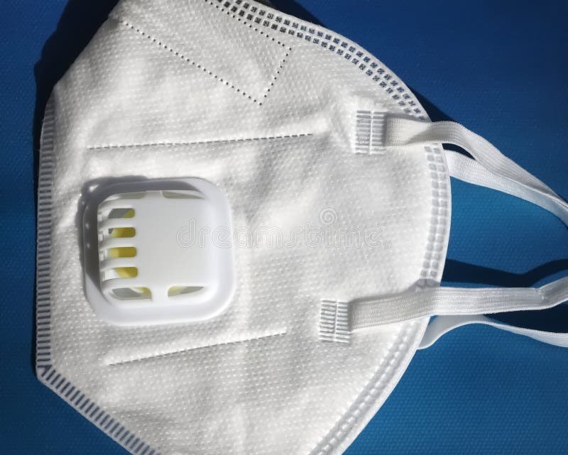 Single FFP2 or FFP3 Protection Face Mask with Air Valve Stock Image ...