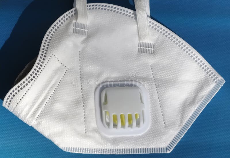 Single FFP2 or FFP3 Protection Face Mask with Air Valve Stock Photo ...