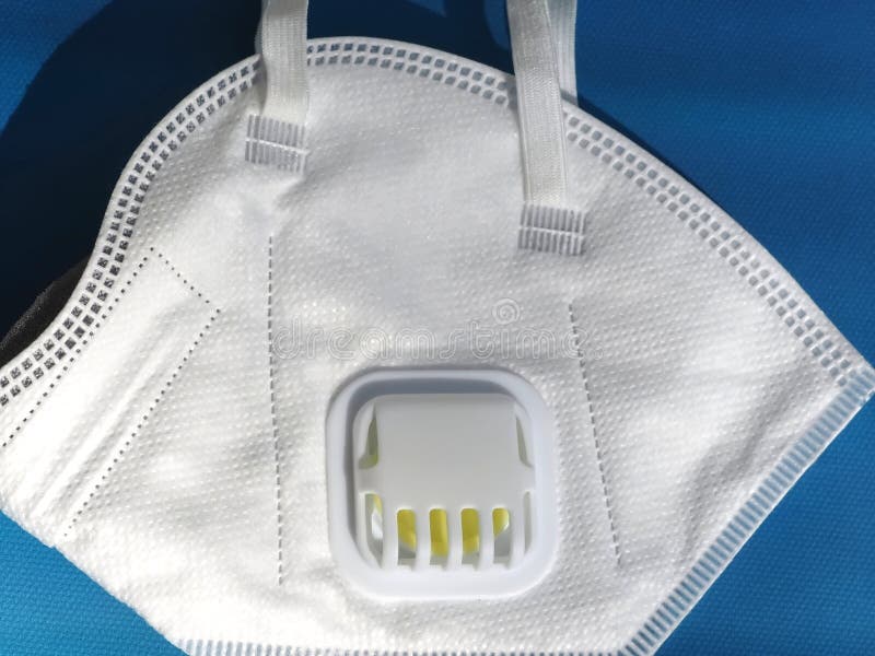 Single FFP2 or FFP3 Protection Face Mask with Air Valve Stock Image ...