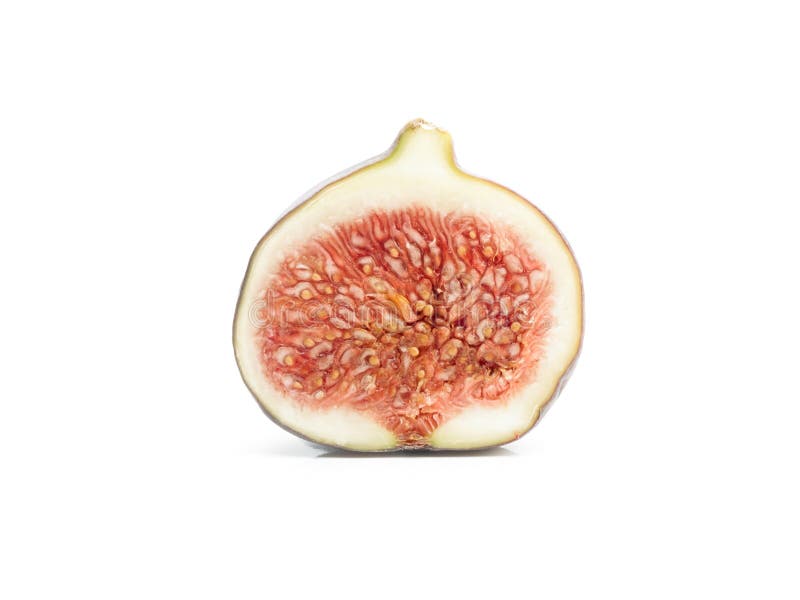 Sliced Fig stock image. Image of vitamin, seeds, healthy - 100255323