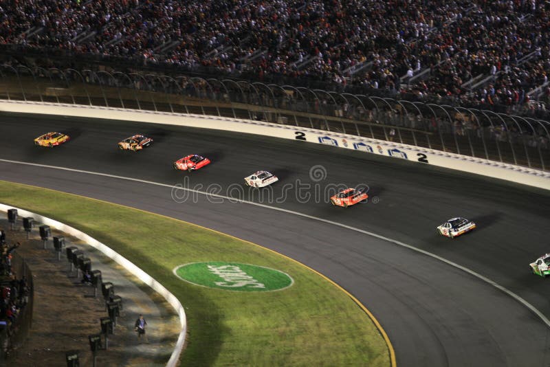 Single File through Turn 2... Editorial Photo - Image of crowd, stands ...