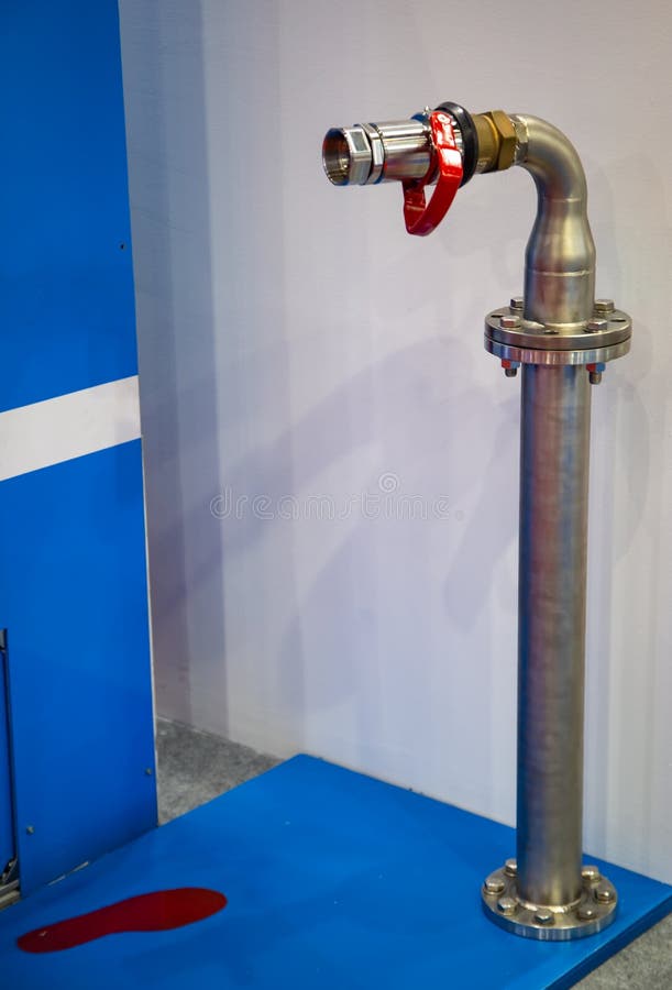 Single Fire Hydrant Stand stock photo. Image of diesel - 150993668