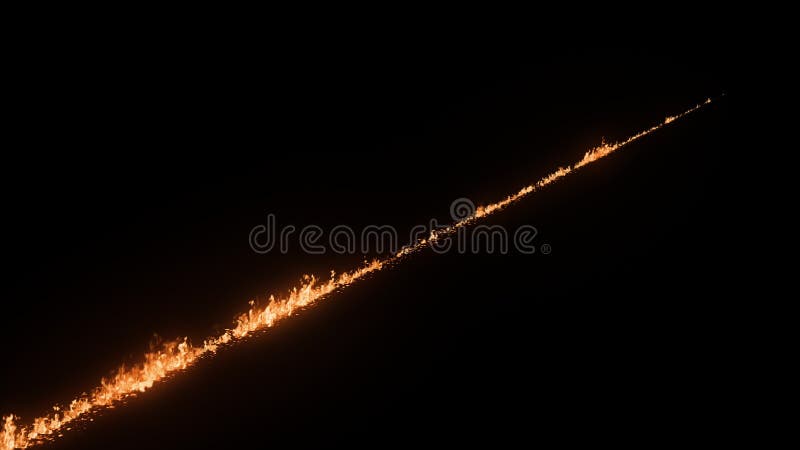 Fire Trail. Burning Trail. Fire Trail on Road Stock Video - Video of ...
