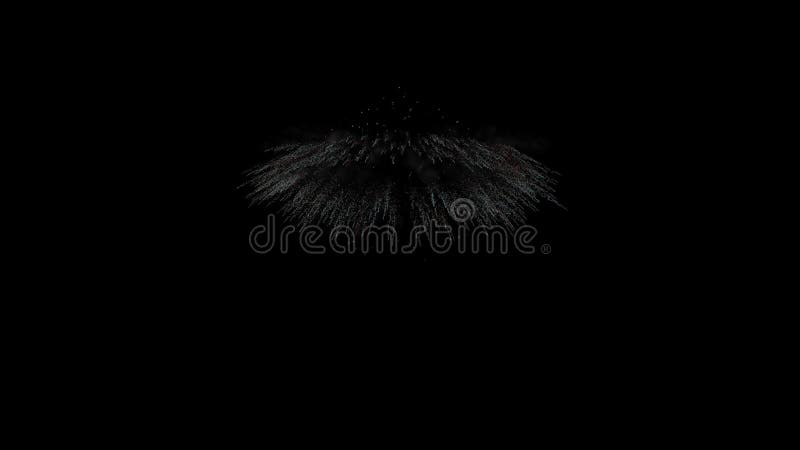 Single Firework with Start and End Stock Video - Video of color ...