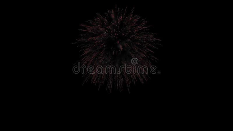 Single Firework with Start and End Stock Video - Video of color ...