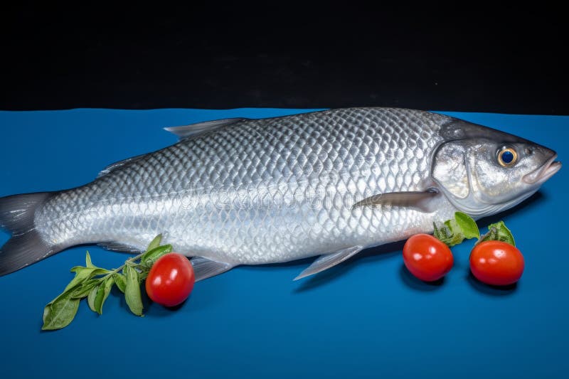 Single Fish Displayed on a Pristine White Background for Optimal Search ...