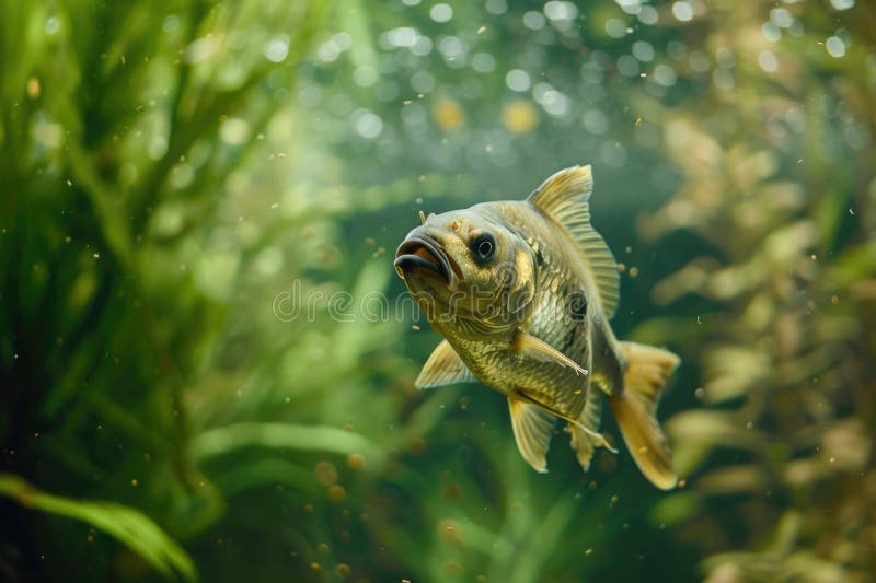 Single Fish Swimming Its Natural Habitat Stock Photos - Free & Royalty ...
