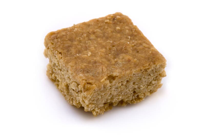 A single flapjack square stock photo. Image of food, tray - 13091768