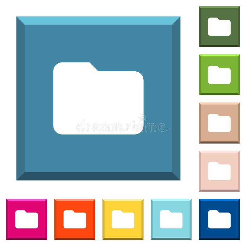 Folder with a White Sheets of Paper on a White Background, Vector Stock ...