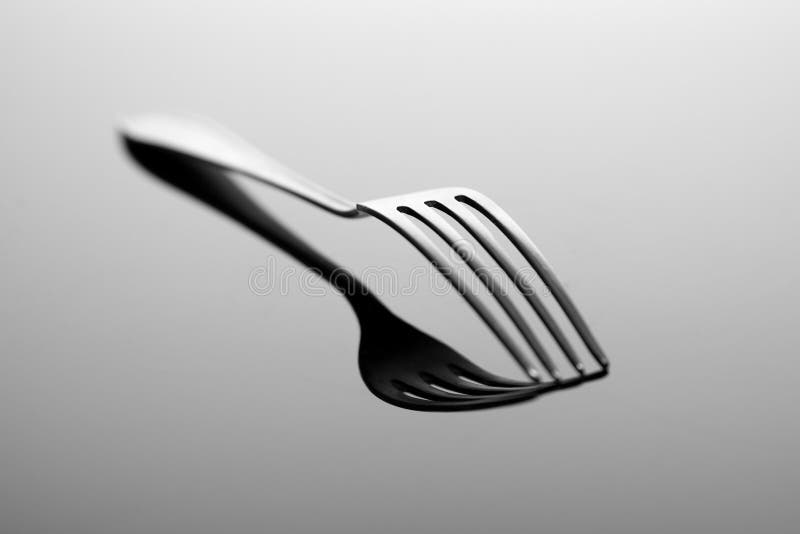 Single fork on the table stock image. Image of symbol - 85275659