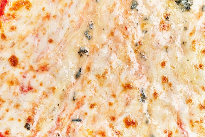 Single Four Cheese Italian Pizza Texture Stock Image - Image of snack ...
