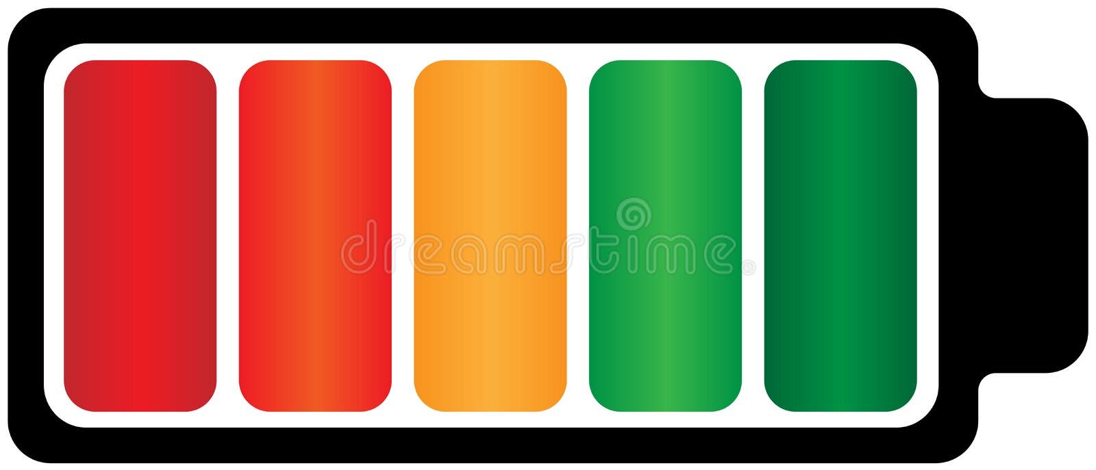 Colourful Battery Cell, Full and Empty, Set, Vector Illustration Stock ... Colourful Battery Cell, Full and Empty, Set, Vector Illustration Stock ...