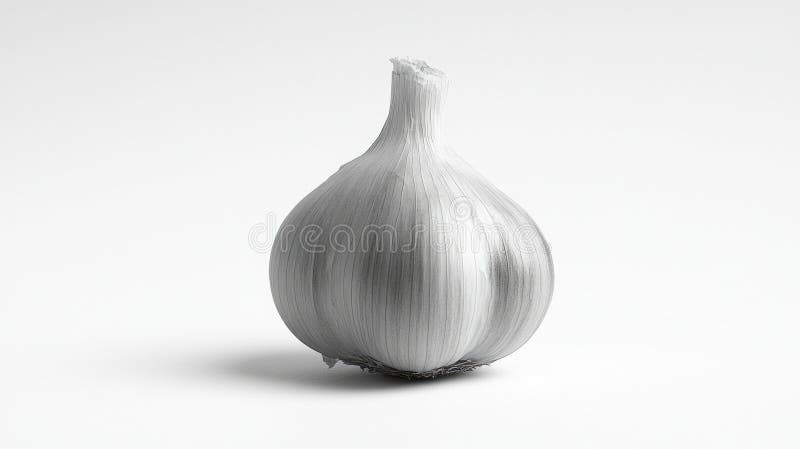 Single garlic bulb stock photo. Image of recipe, vegetable - 376012472