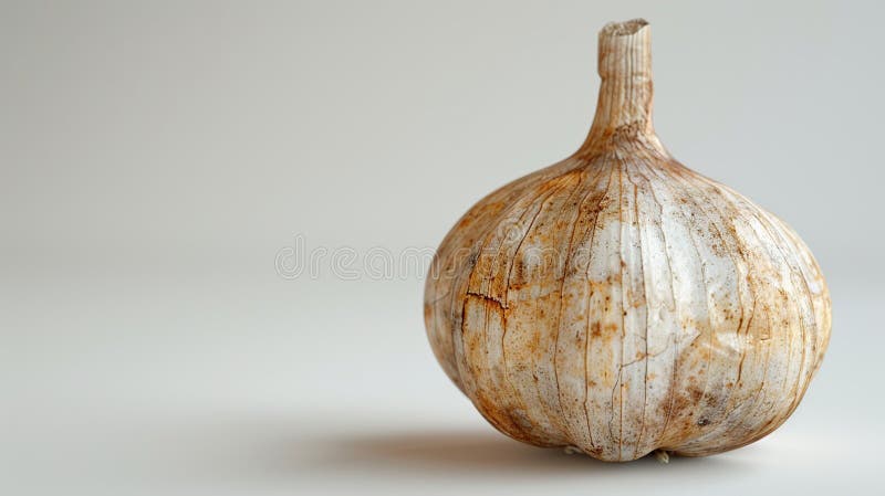 Single Garlic Bulb stock illustration. Illustration of recipe - 333918465