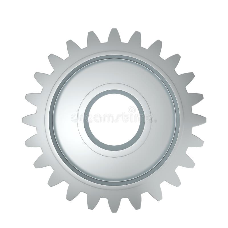 Single Gear Simple Vector Icon, Cog Wheel Pictogram, Settings Symbol ...