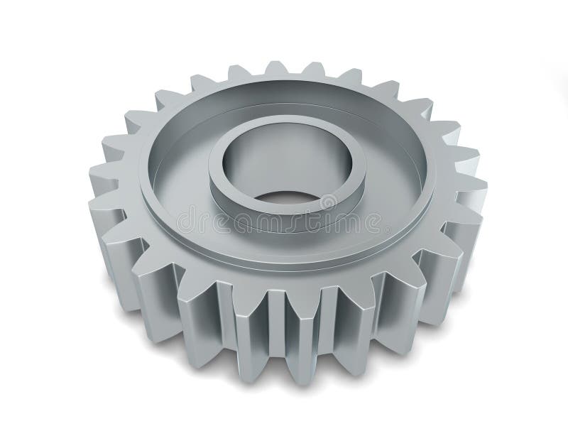 Single Gear Simple Vector Icon, Cog Wheel Pictogram, Settings Symbol ...