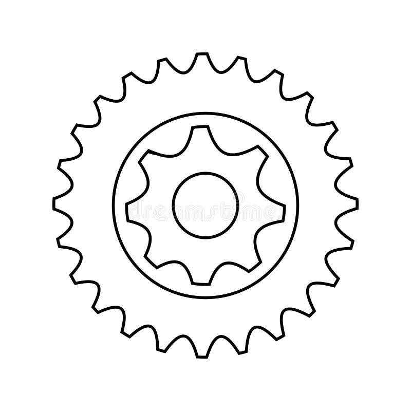 Vector Single Icon - Mechanical Gear. Stock Vector - Illustration of ... Vector Single Icon - Mechanical Gear. Stock Vector - Illustration of ...