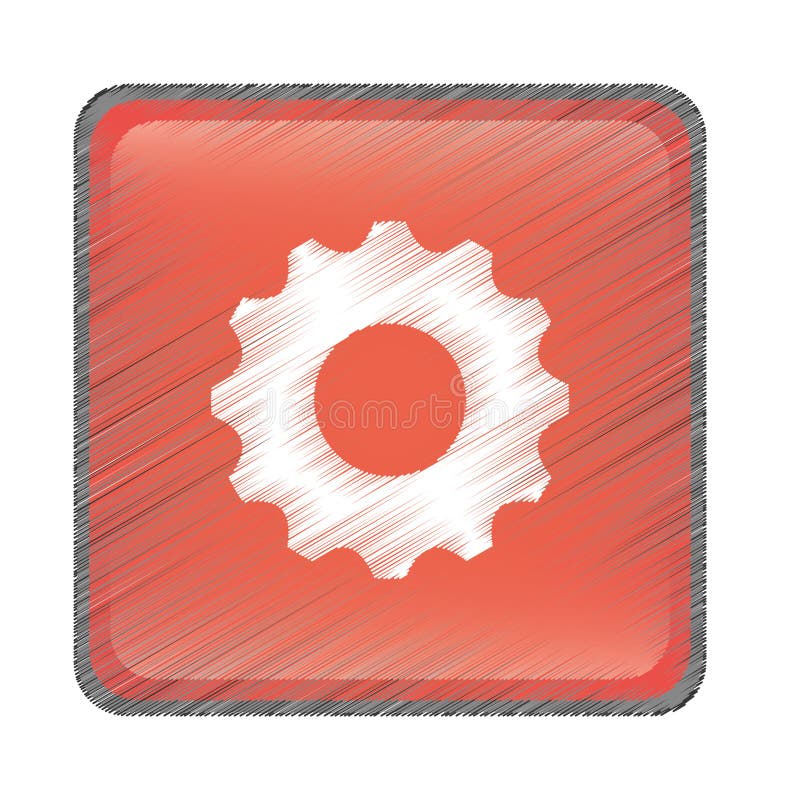 Single gear icon image stock vector. Illustration of icon - 81957633