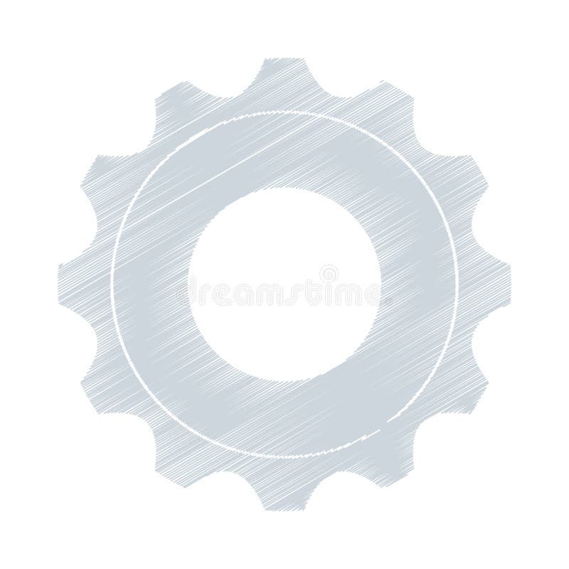 Single gear icon image stock vector. Illustration of industrial - 81959022