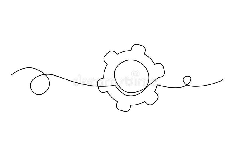Cog Line Drawing Stock Illustrations – 2,851 Cog Line Drawing Stock ...