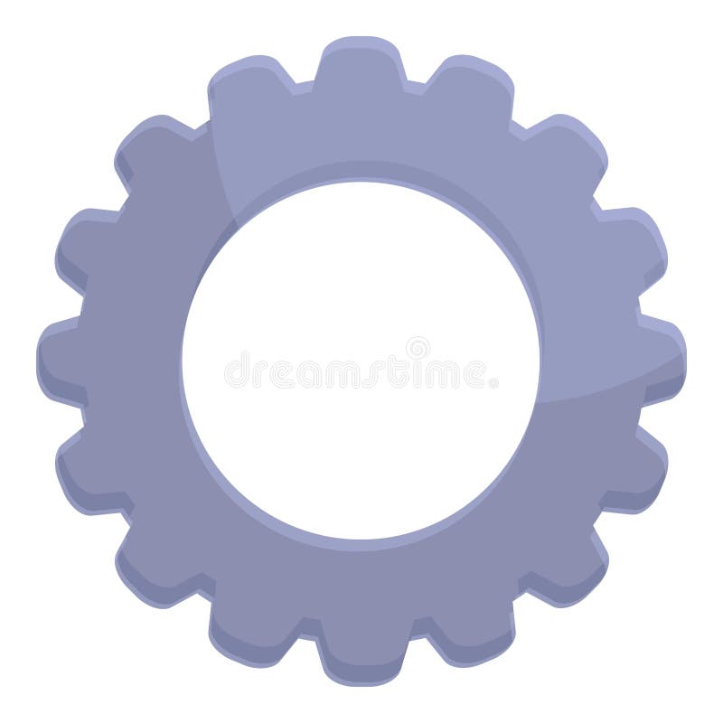 Single Gear Rotating Representing Settings and Business Processes Stock ...