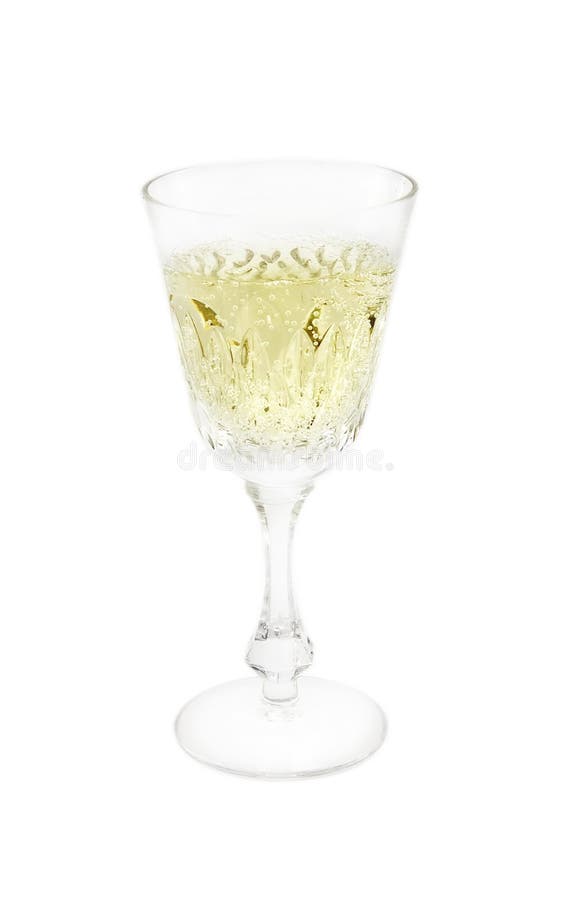 Single glass of champagne stock image. Image of single - 12872345