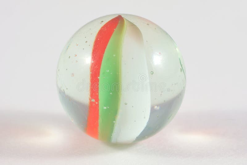 Single glass marble stock image. Image of single, toys - 49060051