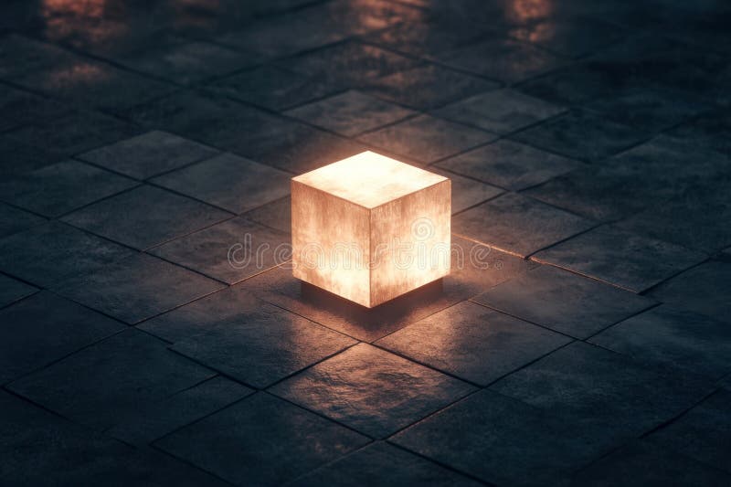 A Single Glowing Lightbulb Stands Out among Dimmed Bulbs, Representing ...