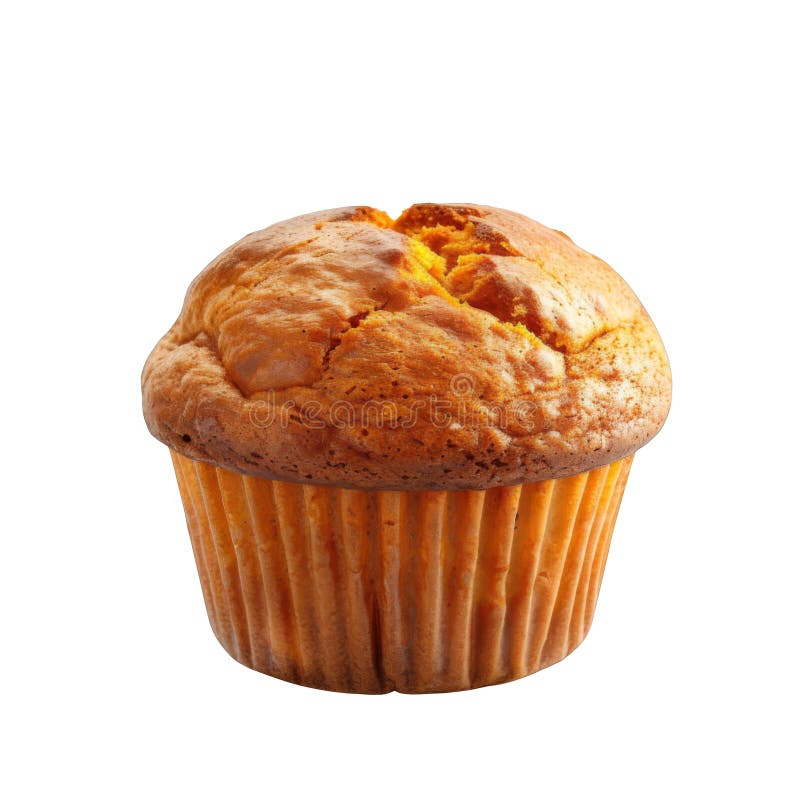 A Single Golden Brown Muffin Isolated on Black Background Stock Photo ...