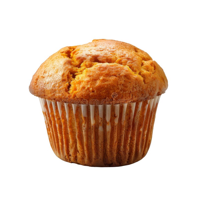 A Single Golden Brown Muffin Isolated on a Black Background Stock Photo ...