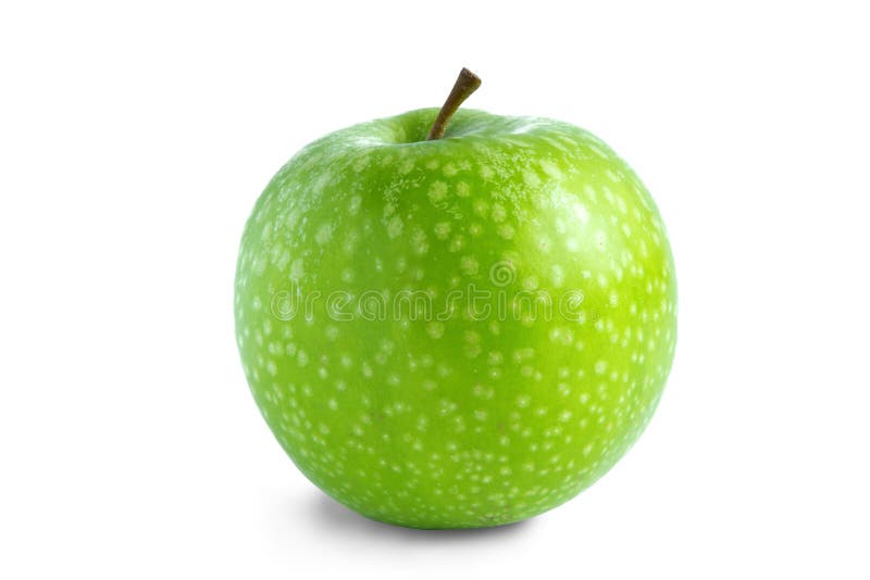 Single Green Apple Isolated Stock Photo - Image of healthy, ripe: 83780290