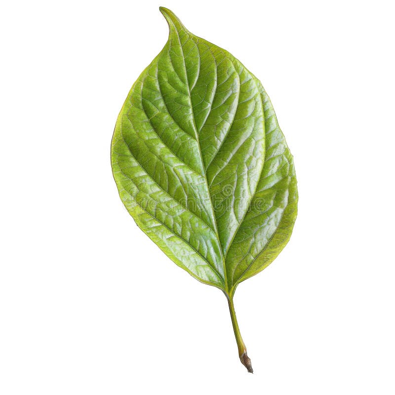 A Single Green Leaf stock image. Illustration of bright - 331151315
