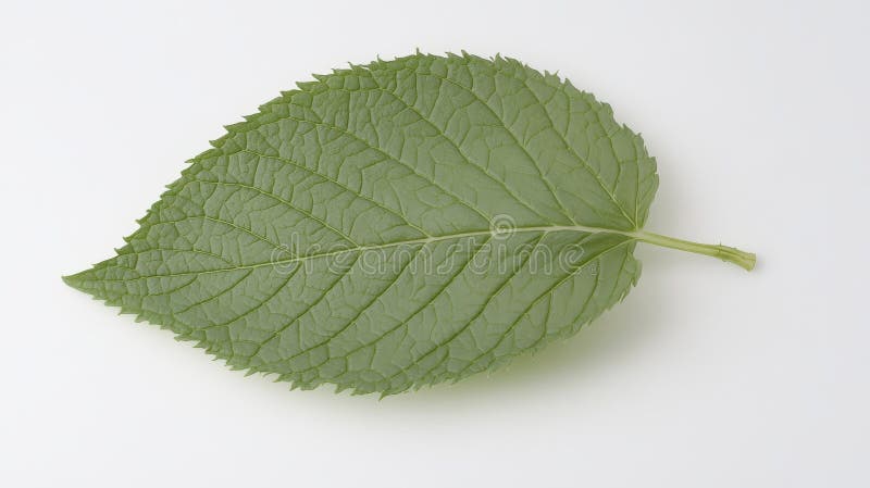 A Single Green Leaf with Detailed Texture Captured through Nature ...