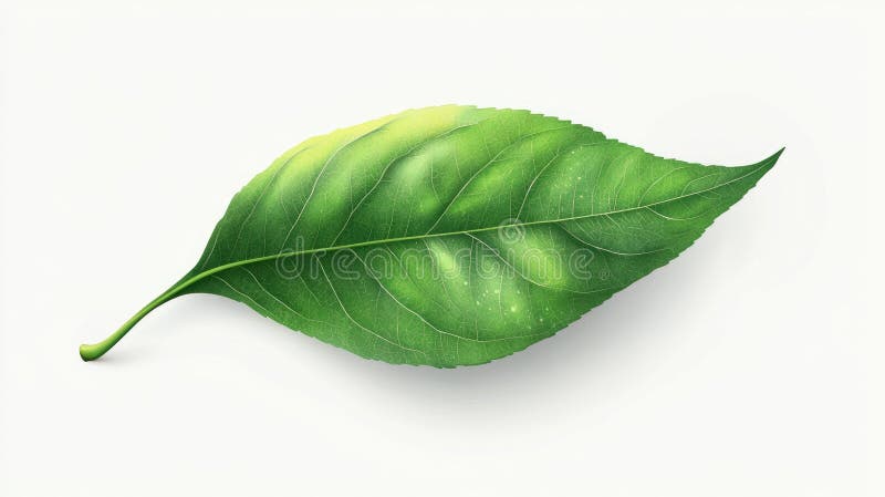 "GREEN LEAF SHADOW on WHITE BACKGROUND" Stock Illustration ...