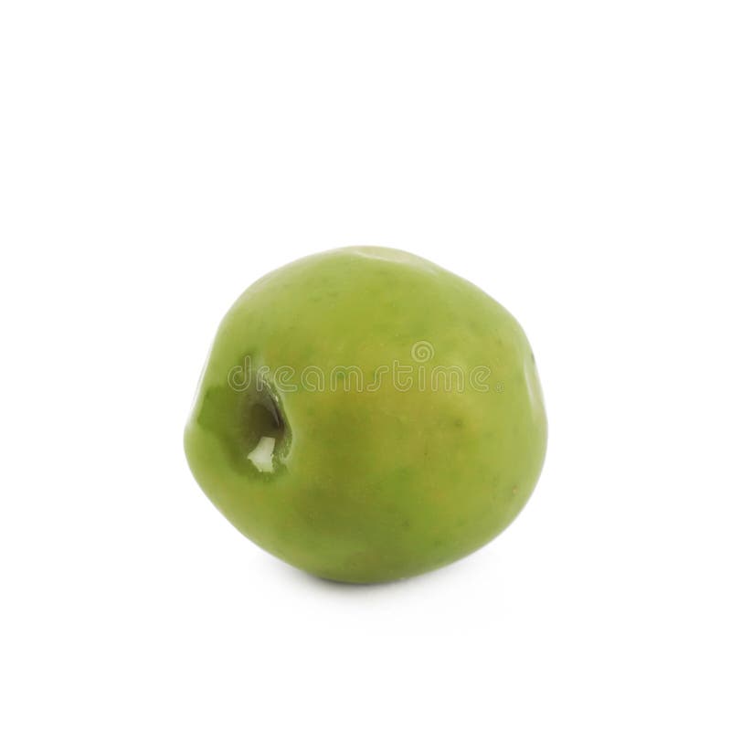 Single Green Olive Isolated Stock Photo - Image of olive, fresh: 92012764