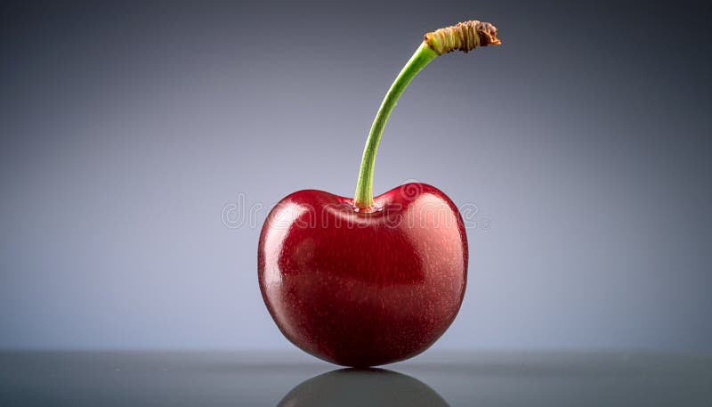 Fresh Healthy Cherry Isolated Stock Illustration - Illustration of ripe ...