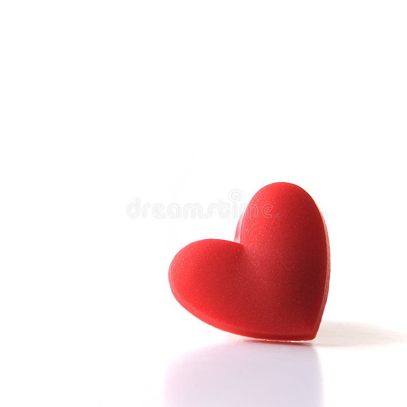 Single Heart stock photo. Image of love, color, objects - 23257730
