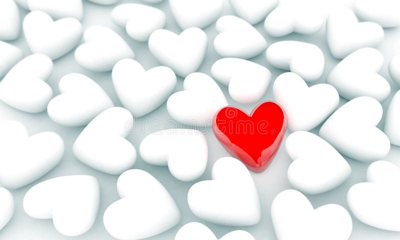 Single heart stock illustration. Illustration of shine - 3427619