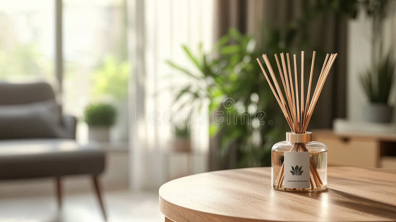 A Single Home Scenting Service Flyer Styled with Modern Reed Diffusers ...