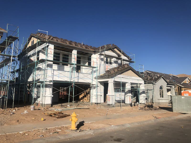 New Construction in Progress. Stock Photo - Image of industrail ...