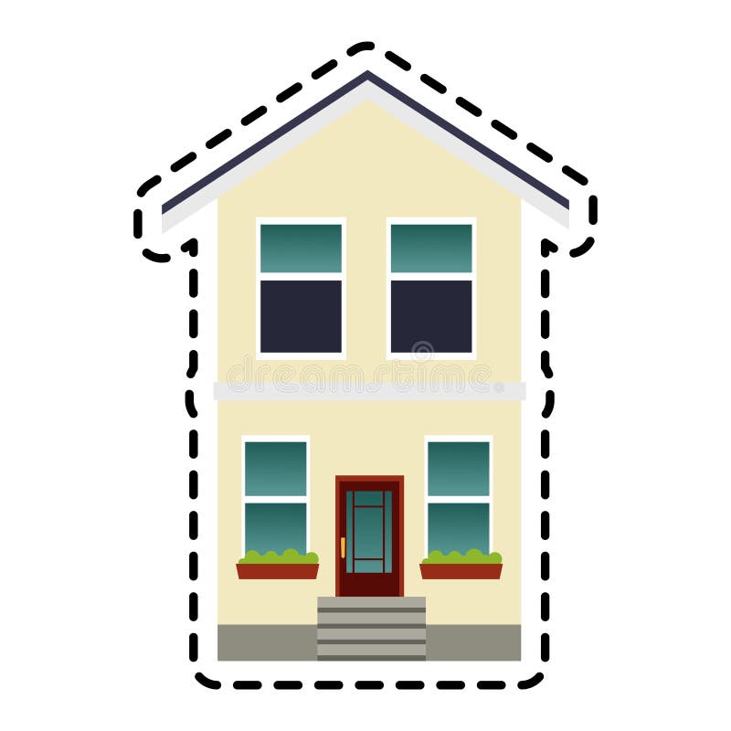 Single house icon image stock illustration. Illustration of icon - 87903469