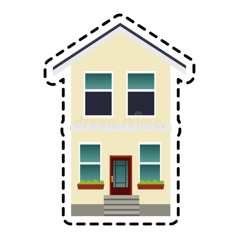 Single house icon image stock illustration. Illustration of icon - 87903469