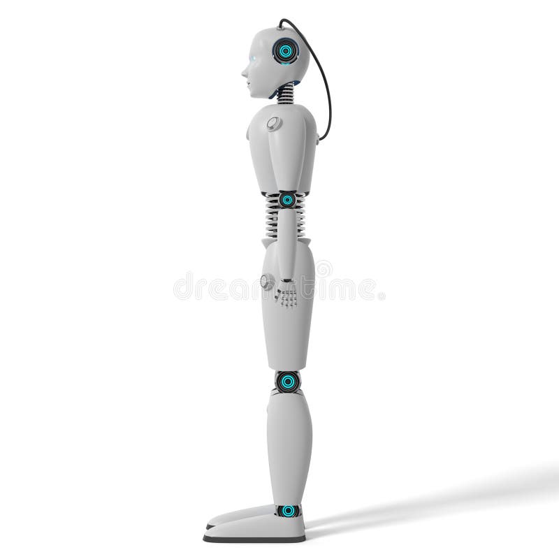 Single Humanoid Robot Side View Stock Illustrations – 19 Single ...