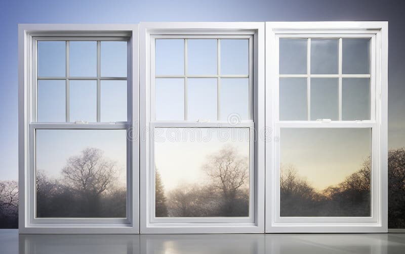 Single Hung Windows Generation Ai Stock Illustrations – 2 Single Hung ...