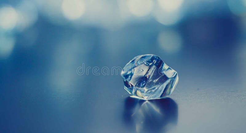 Single Ice Crystal stock image. Image of light, macro - 331097649