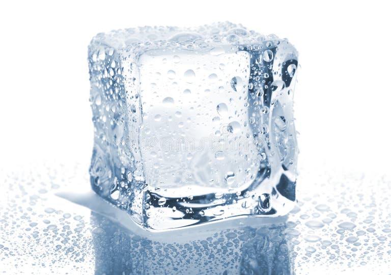 Single ice cube stock photo. Image of melt, freeze, clear - 23022720