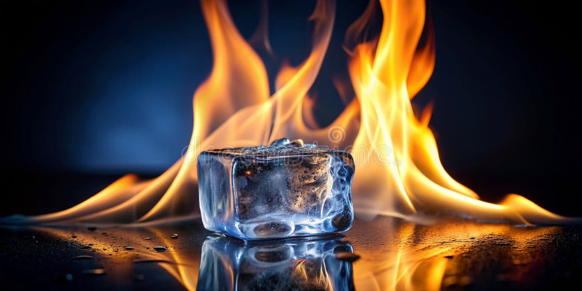 Fire Ice Cube Stock Illustrations – 330 Fire Ice Cube Stock ...