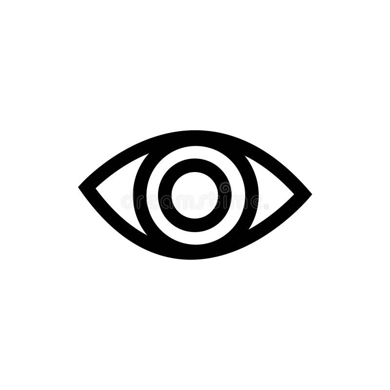 Eye Icon Vector for Web and Mobile App. Eye Sign and Symbol. Look and ...